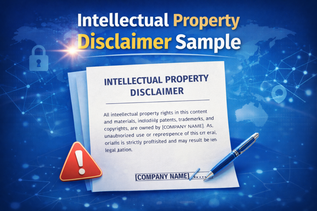 Intellectual Property Disclaimer Sample | Template & Examples
